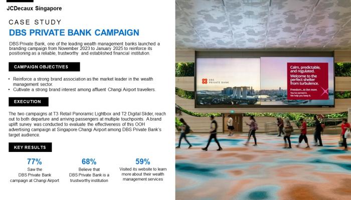Airport Advertising Reinforces Brand’s Trustworthy Image | JCDecaux Singapore